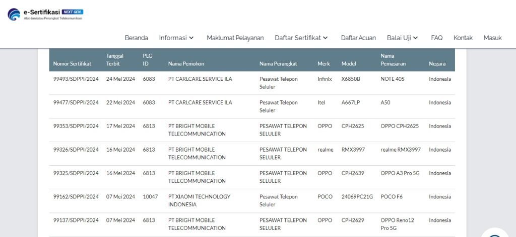 Infinix Note 40S Lolos Izin Edar di Indonesia, Intip Spesifikasinya | Selular.ID