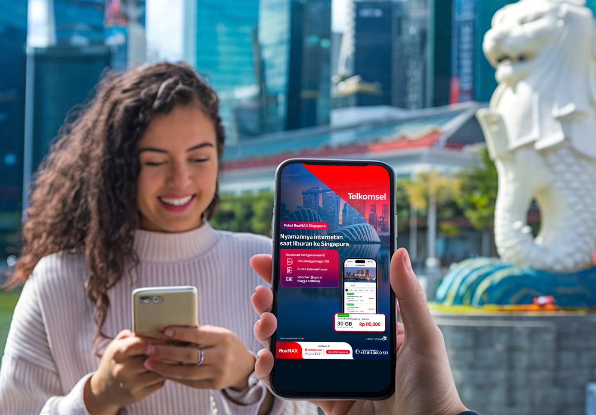 Paket Roaming Telkomsel di Singapura Bonus Kupon Diskon GoCar | Selular.ID