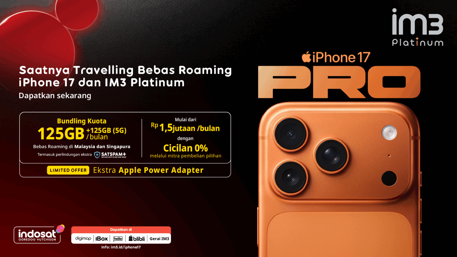 IM3 Platinum dan iPhone 17: Duet Premium untuk Traveler Internasional ...