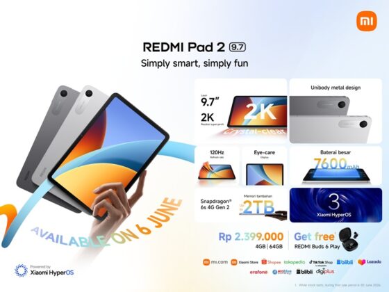 Harga Redmi Pad 2 9.7 Cuma Rp2 Jutaan, Pakai Snapdragon 6s 4G Gen 2 ...